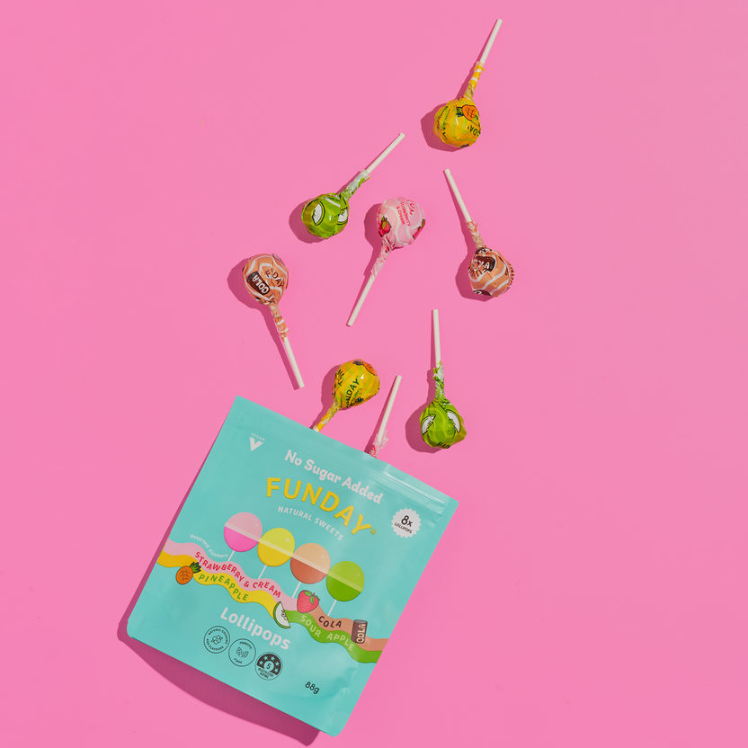 Vegan Lollies – FUNDAY Natural Sweets