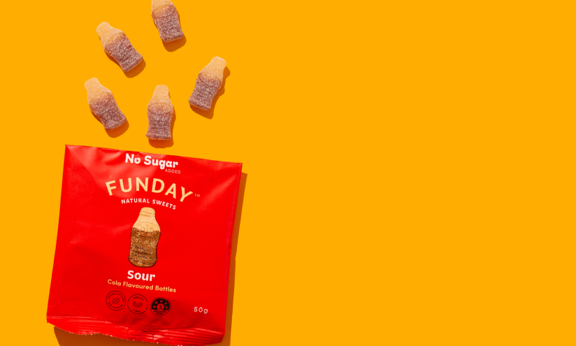 Shop Sour Cola Gummy Bottles – FUNDAY Natural Sweets